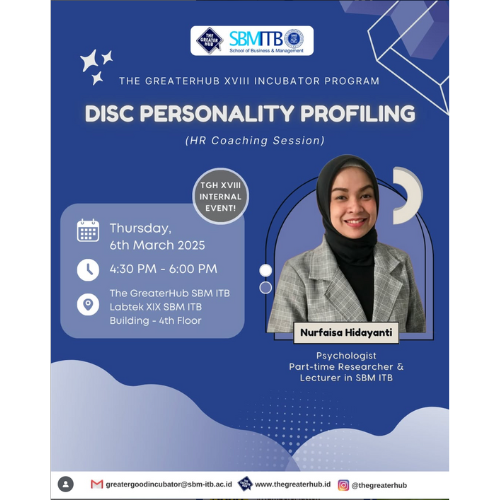 HR COACHING : DISC PERSONALITY PROFILE | The Greater Hub